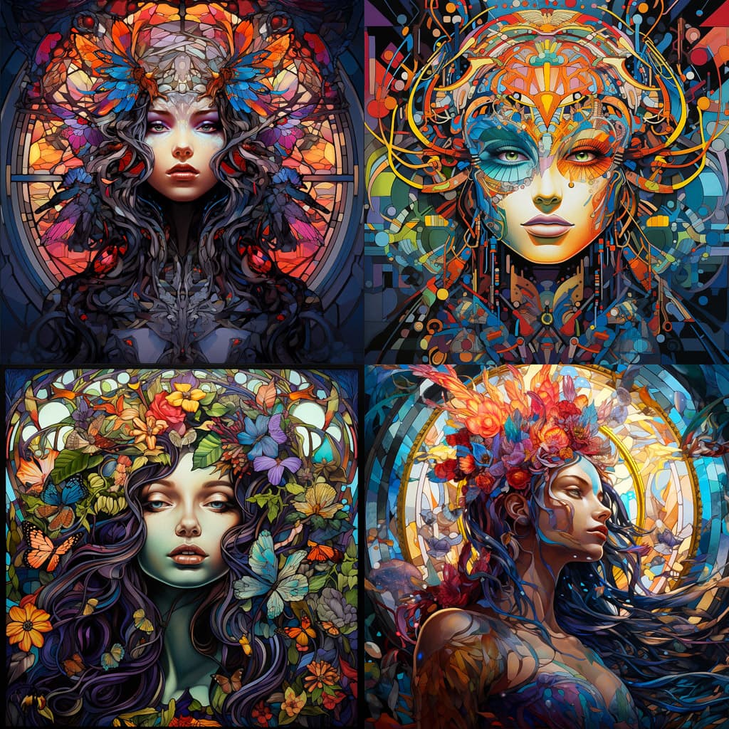 Glass | Midjourney AI styles collection | Andrei Kovalev's Midlibrary