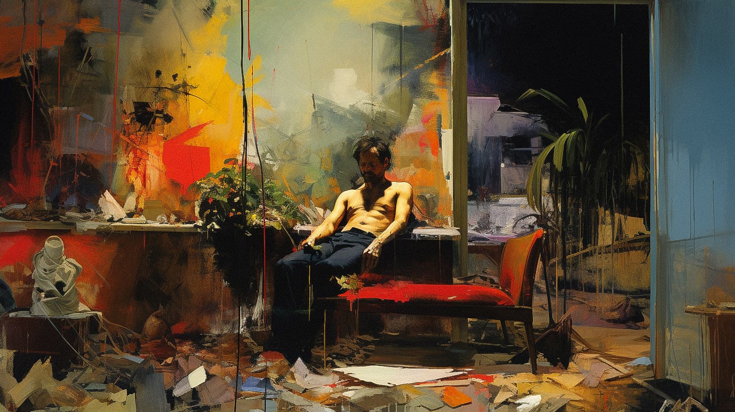 Adrian Ghenie Midjourney style | Andrei Kovalev's Midlibrary