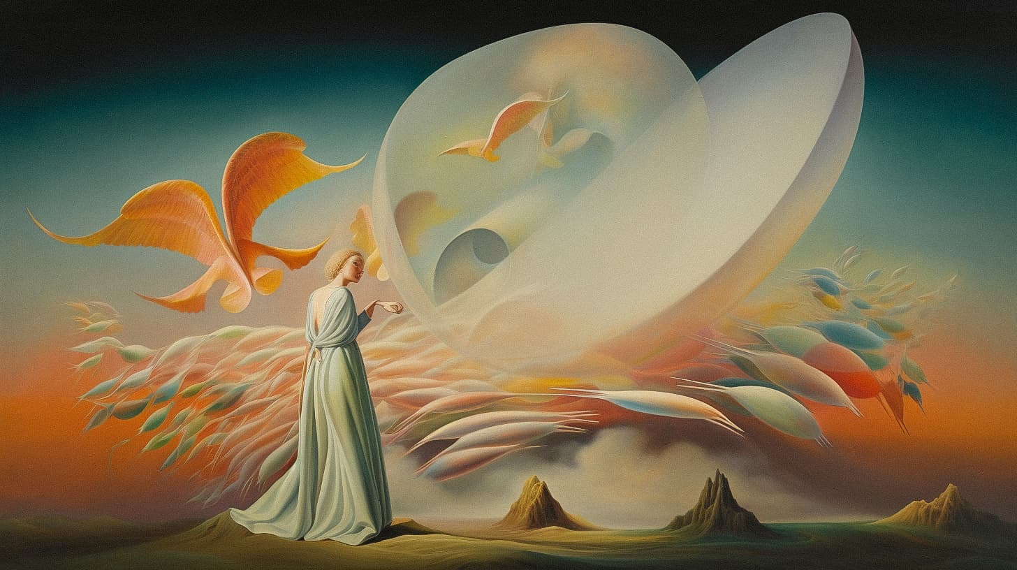 Agnes Lawrence Pelton Midjourney style | Andrei Kovalev's Midlibrary