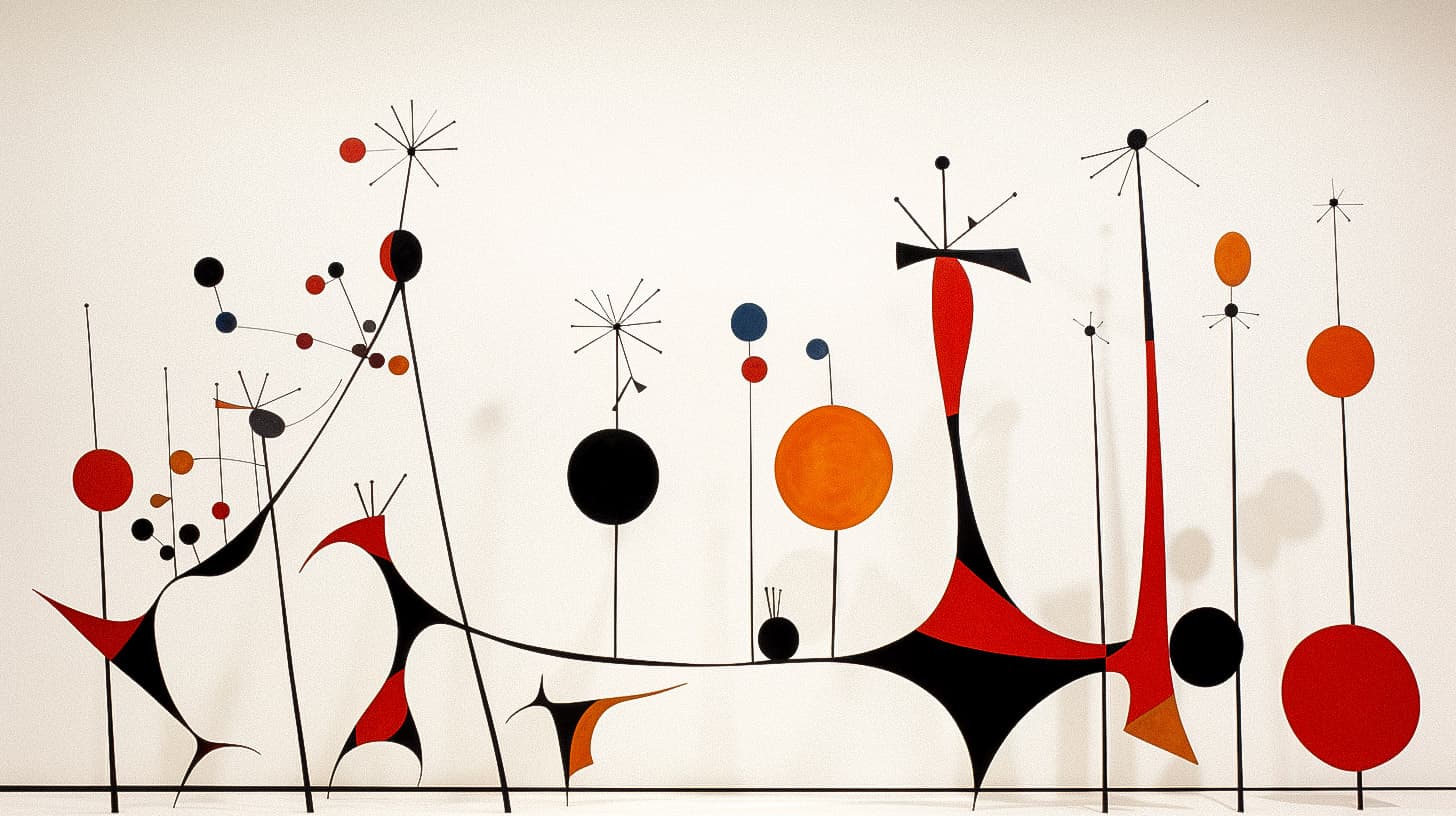 Alexander Calder Midjourney style | Andrei Kovalev's Midlibrary