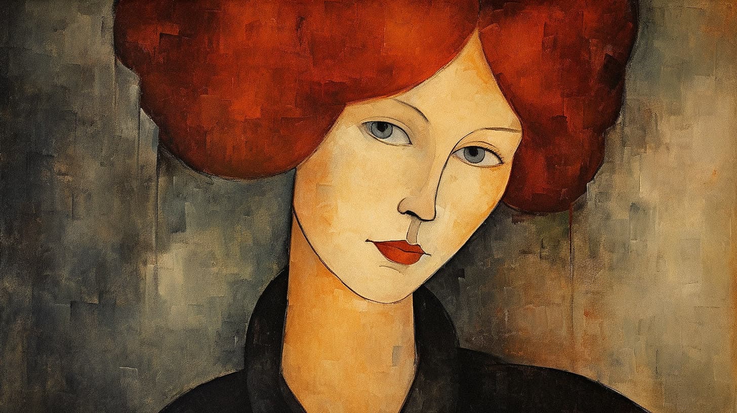 Amedeo Modigliani Midjourney style | Andrei Kovalev's Midlibrary