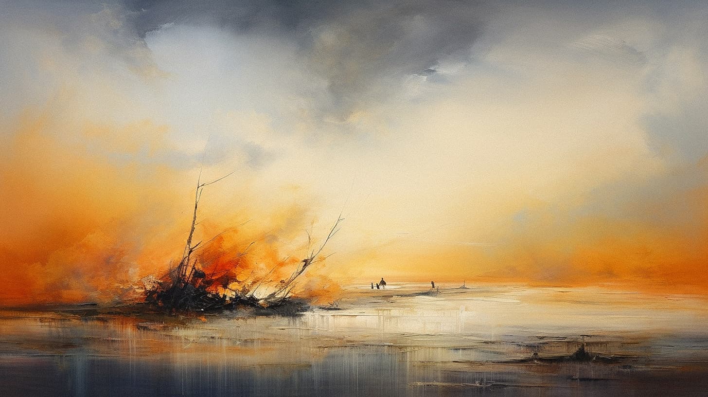 Zao Wou-Ki Midjourney style | Andrei Kovalev's Midlibrary