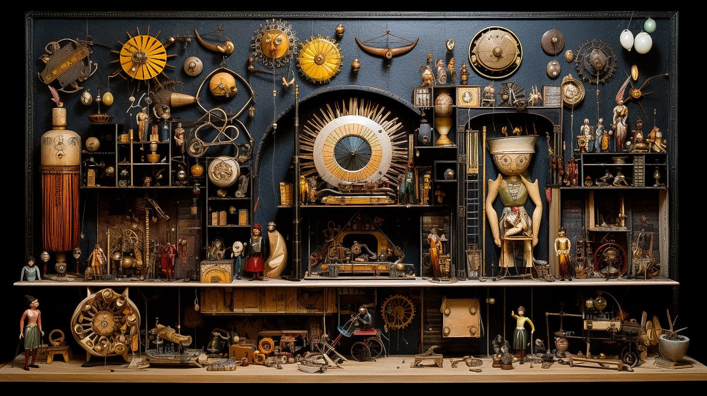 Assemblage Midjourney style | Andrei Kovalev's Midlibrary