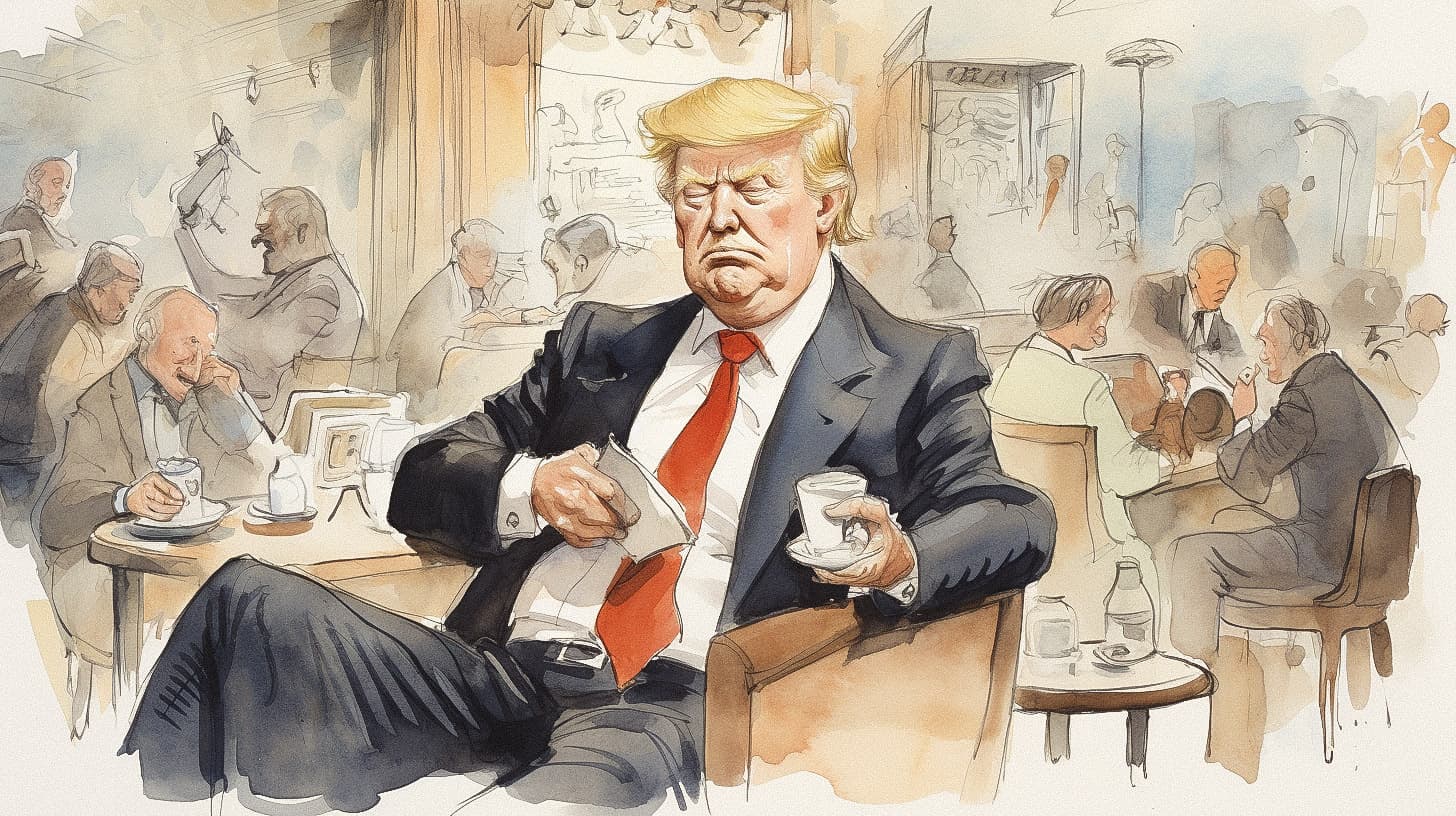 Barry Blitt Midjourney style | Andrei Kovalev's Midlibrary