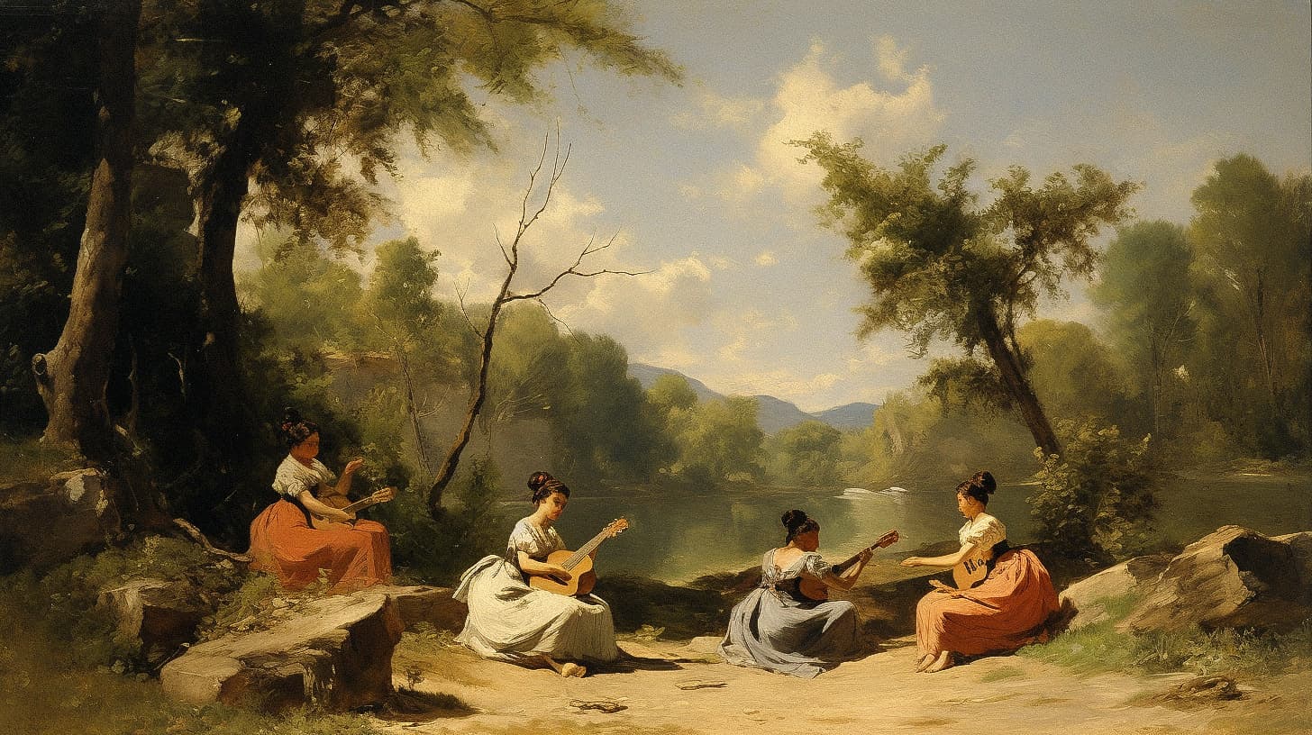 Camille Corot Midjourney style | Andrei Kovalev's Midlibrary