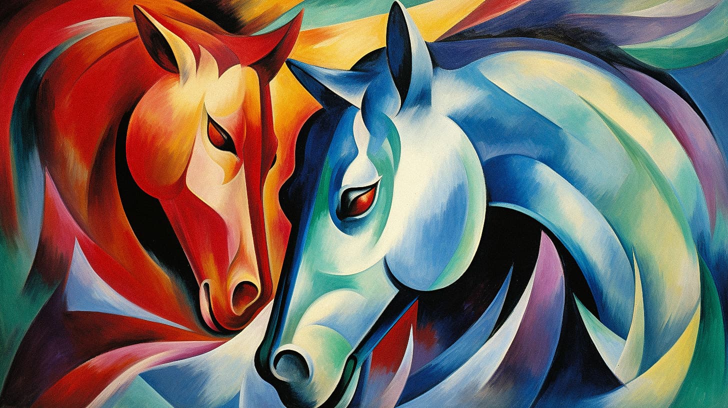 Franz Marc Midjourney style | Andrei Kovalev's Midlibrary