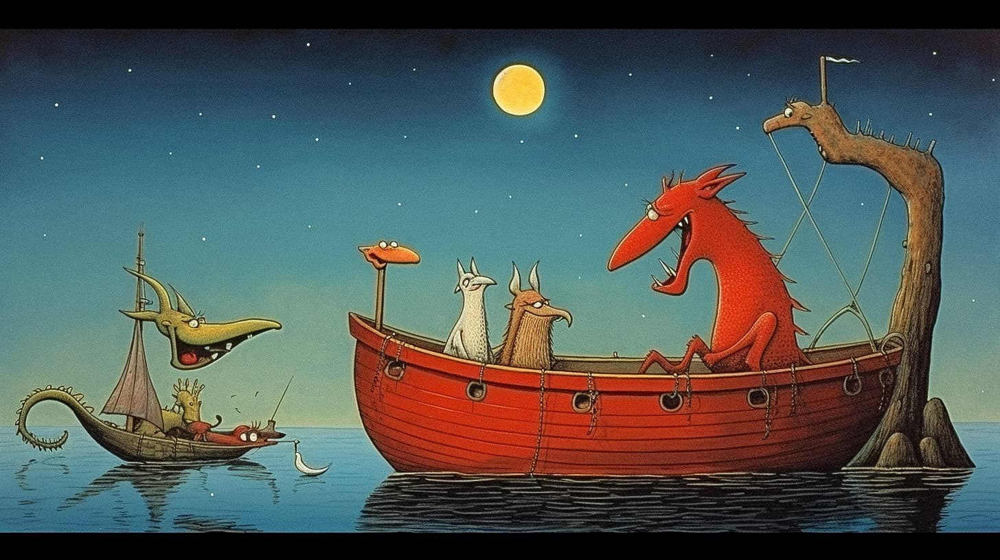 Gary Larson Midjourney style | Andrei Kovalev's Midlibrary