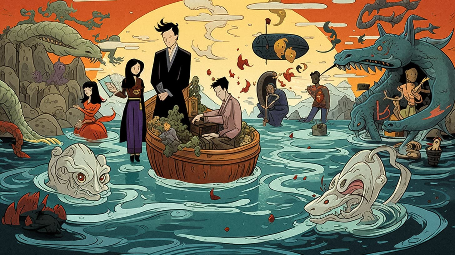 Gene Luen Yang Midjourney style | Andrei Kovalev's Midlibrary