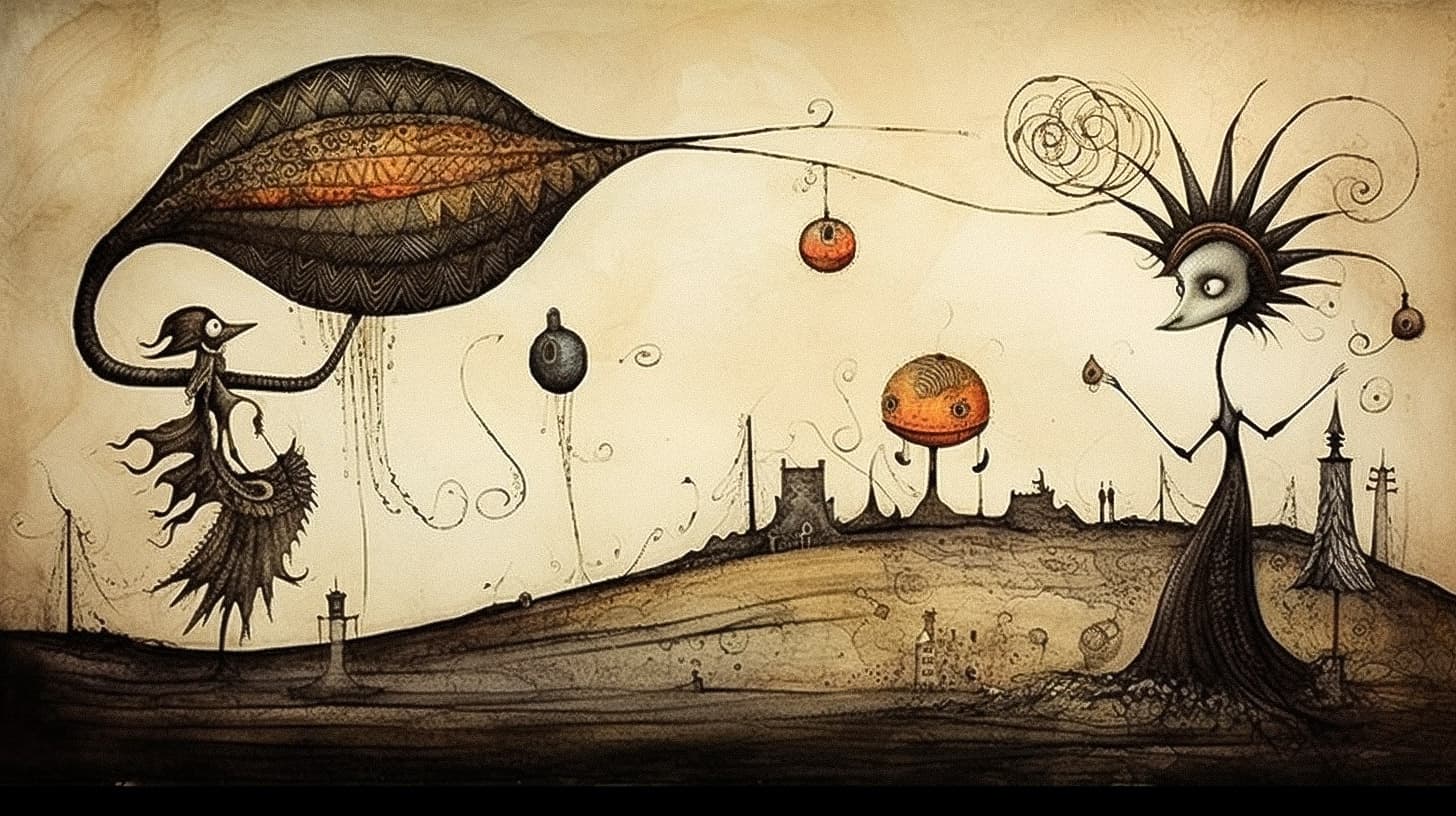 Gris Grimly Midjourney style | Andrei Kovalev's Midlibrary