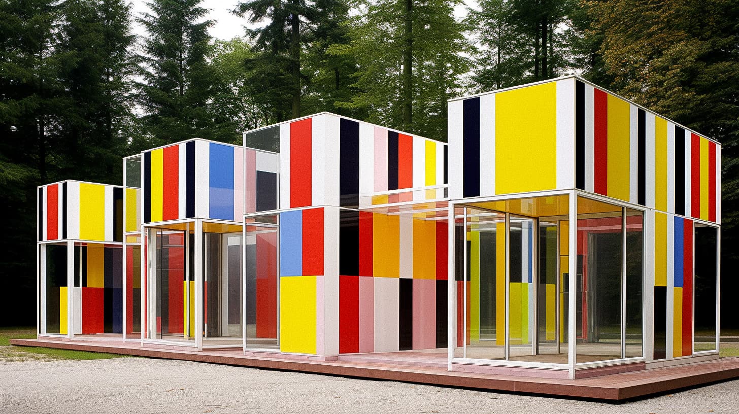 Daniel Buren Midjourney style | Andrei Kovalev's Midlibrary