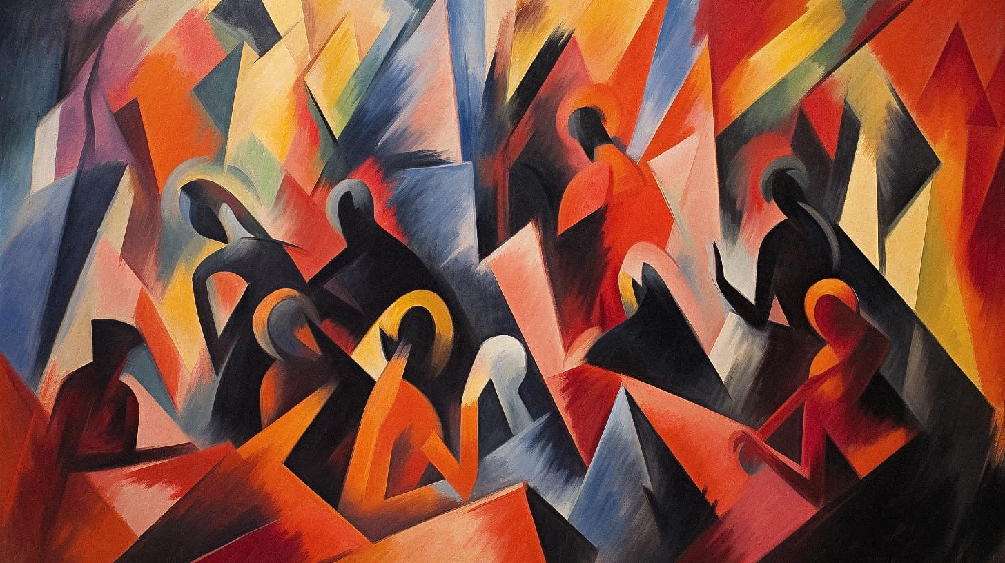 David Bomberg Midjourney style | Andrei Kovalev's Midlibrary