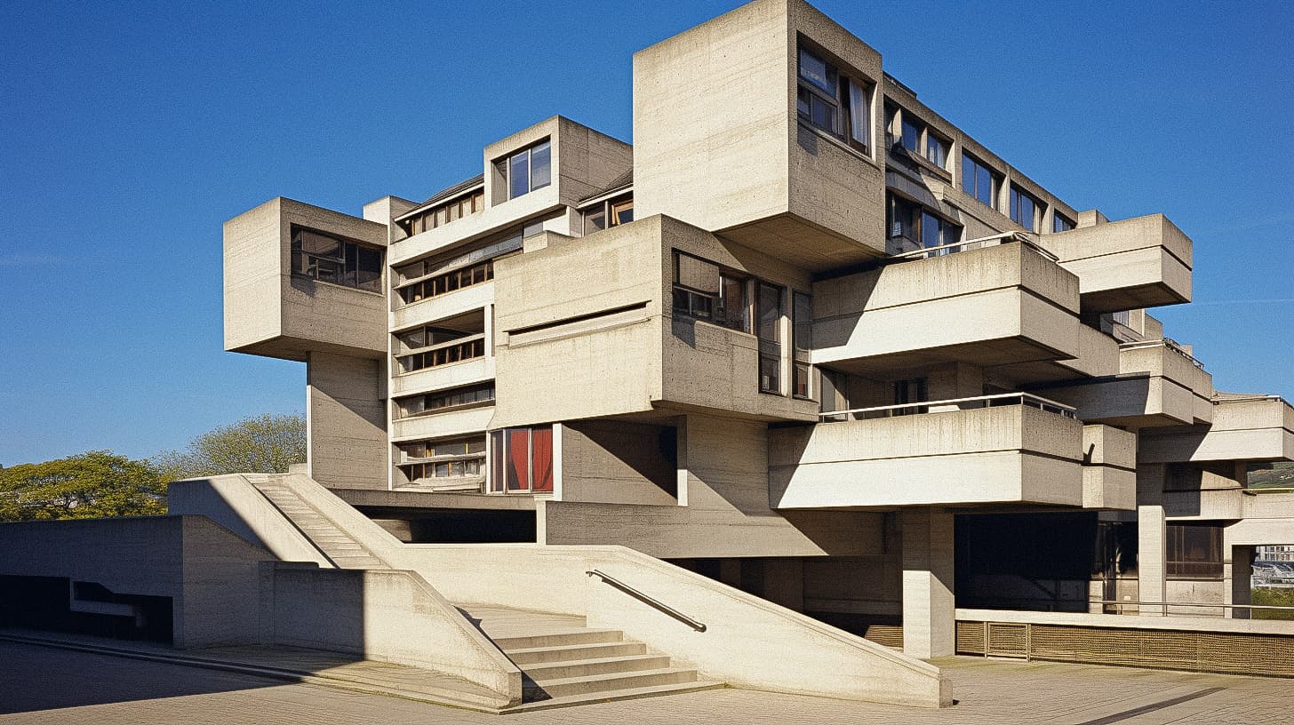 Denys Lasdun Midjourney style | Andrei Kovalev's Midlibrary