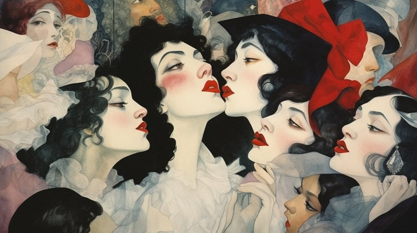 Jeanne Mammen Midjourney style | Andrei Kovalev's Midlibrary