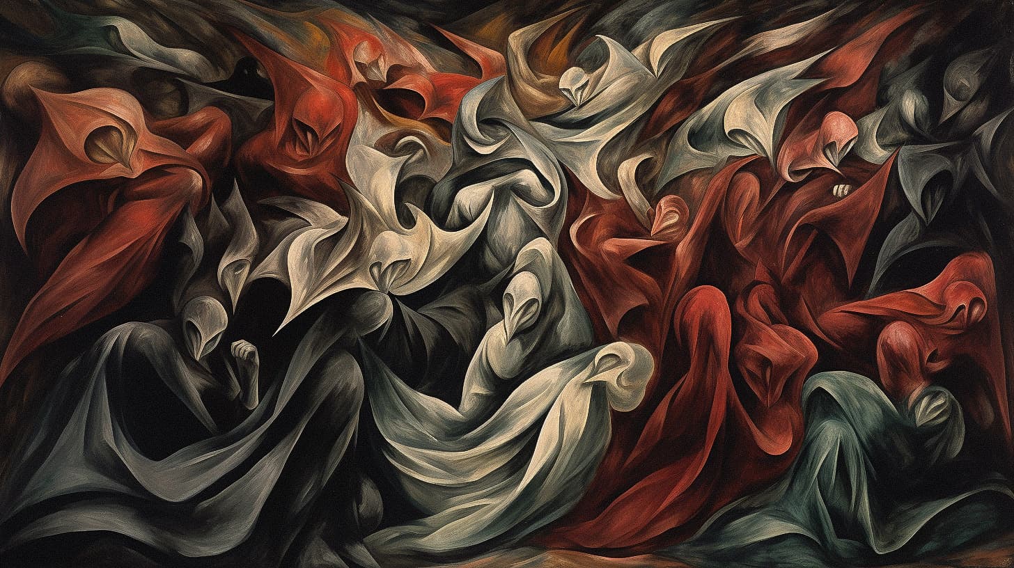 Jose Clemente Orozco Midjourney style | Andrei Kovalev's Midlibrary