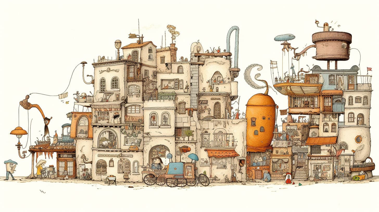 Mattias Adolfsson Midjourney style | Andrei Kovalev's Midlibrary