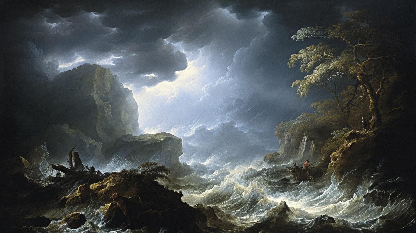 Jacob van Ruisdael Midjourney style | Andrei Kovalev's Midlibrary