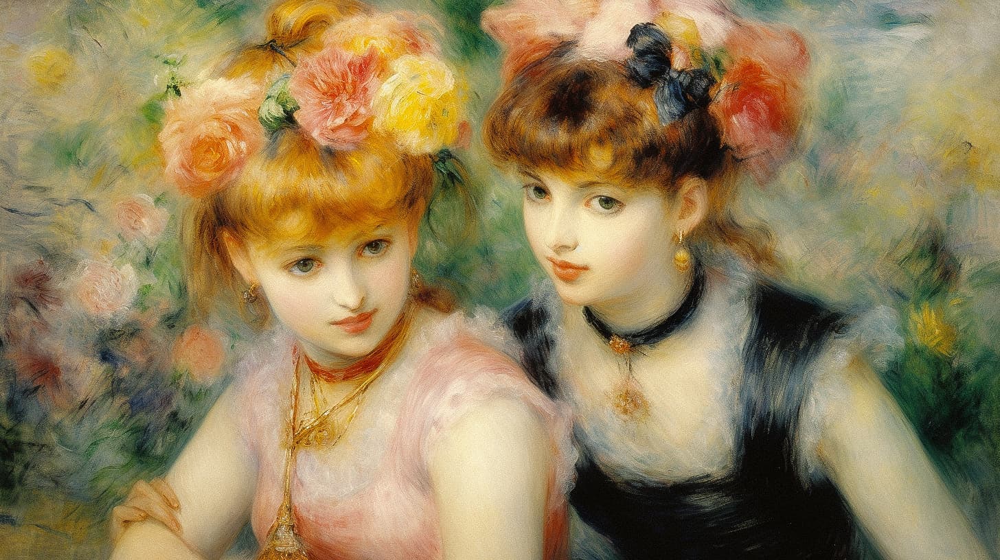 Pierre-Auguste Renoir Midjourney style | Andrei Kovalev's Midlibrary