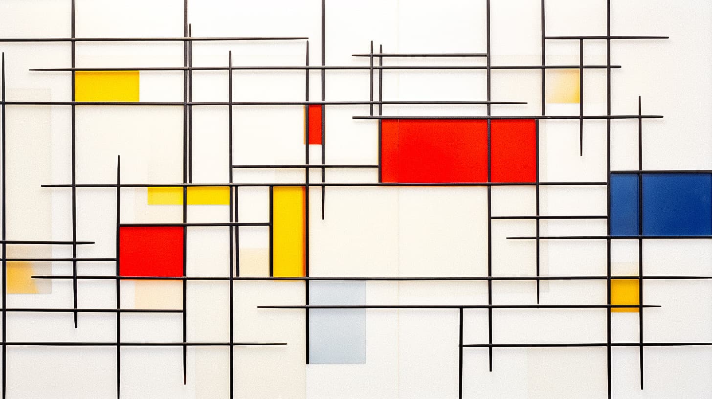 Piet Mondrian Midjourney style | Andrei Kovalev's Midlibrary