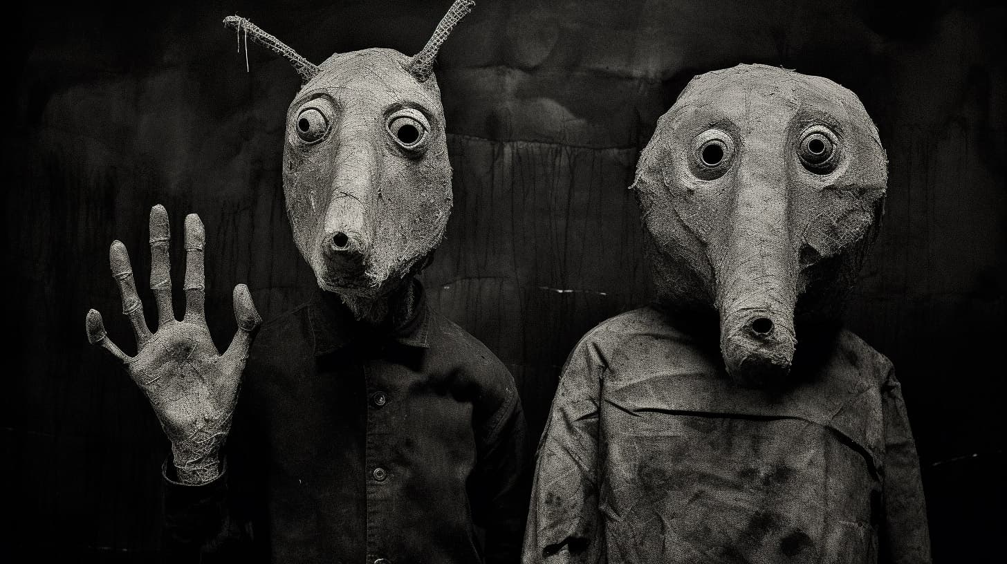 Roger Ballen Midjourney style | Andrei Kovalev's Midlibrary