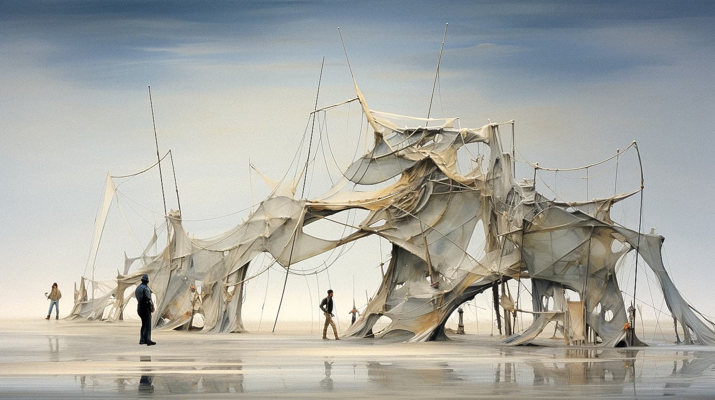 Theo Jansen Midjourney style | Andrei Kovalev's Midlibrary