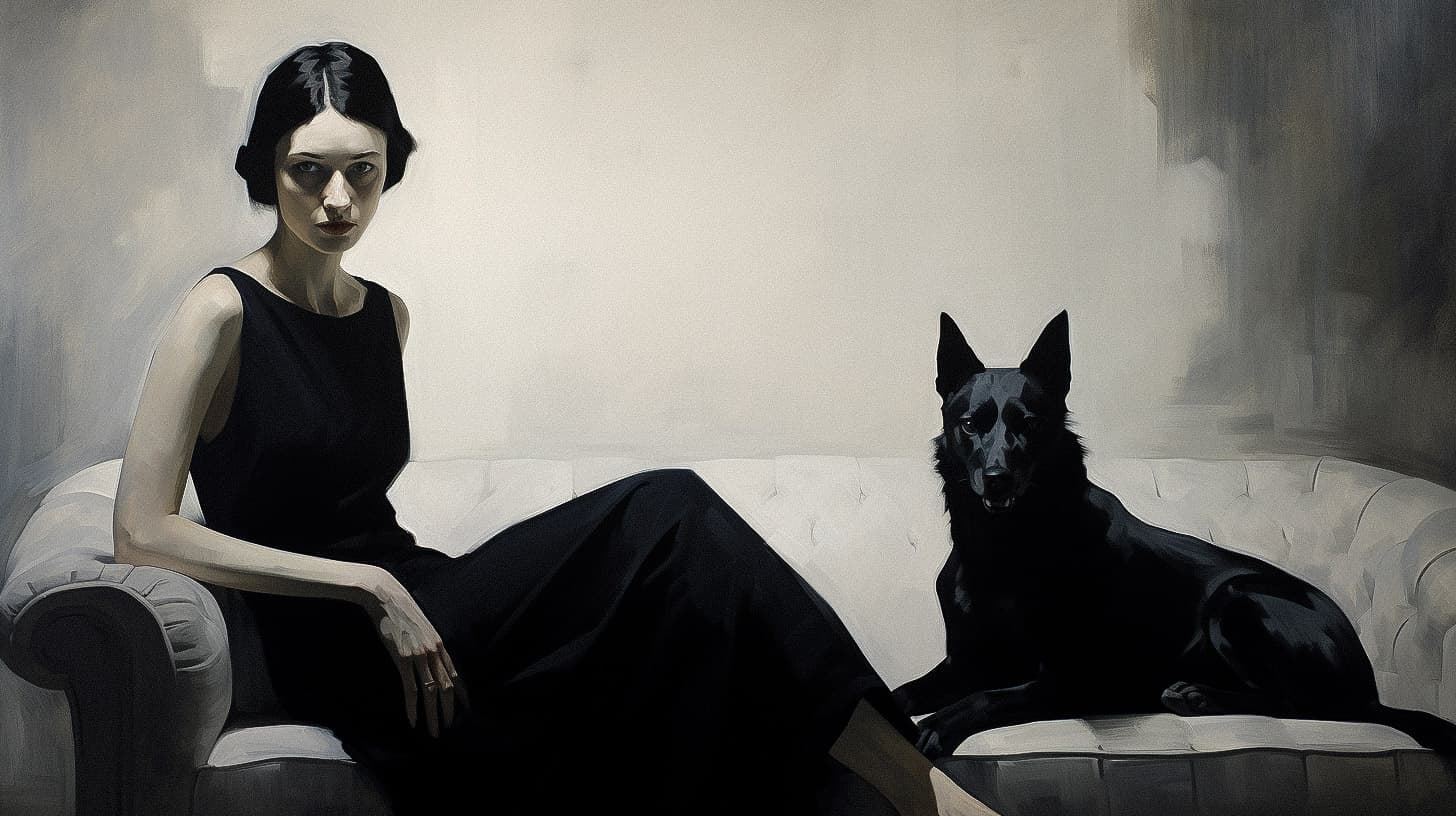 Romaine Brooks Midjourney style | Andrei Kovalev's Midlibrary