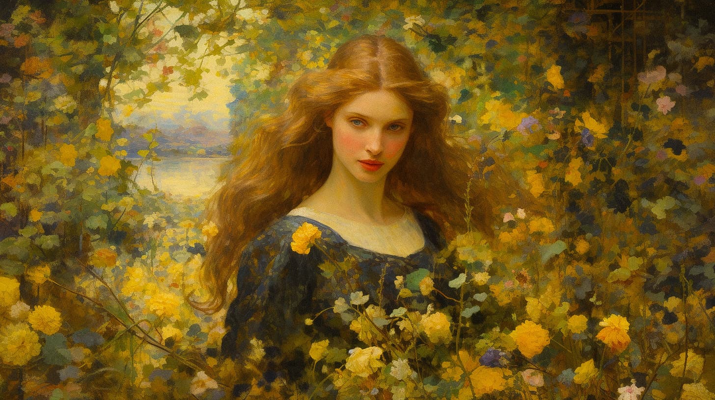 Thomas Edwin Mostyn Midjourney style | Andrei Kovalev's Midlibrary