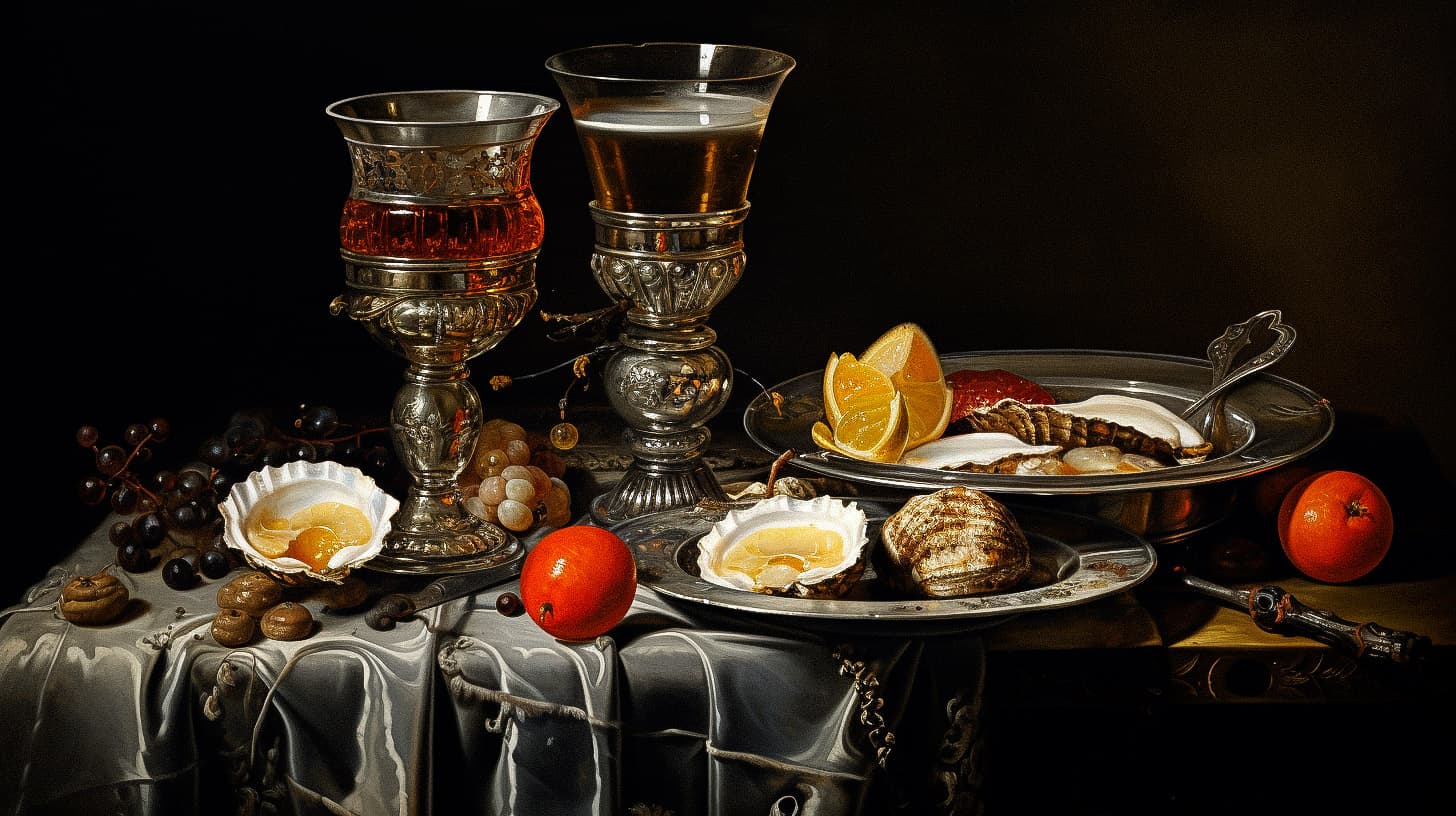 Pieter Claesz Midjourney style | Andrei Kovalev's Midlibrary