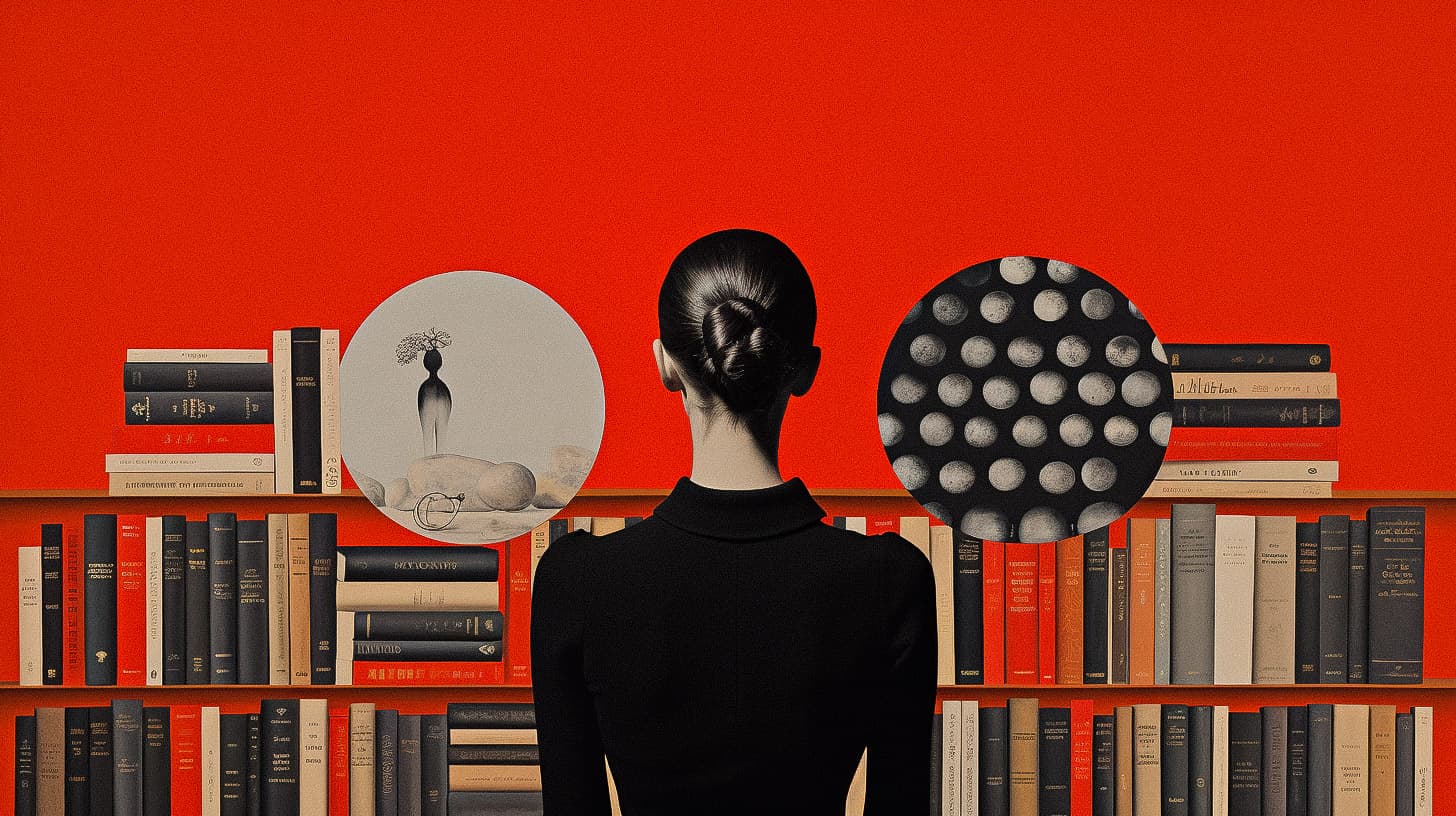 Peter Mendelsund Midjourney style | Andrei Kovalev's Midlibrary