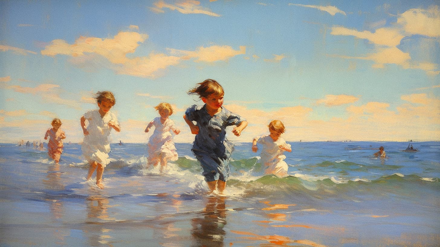 Edward Henry Potthast Midjourney style | Andrei Kovalev's Midlibrary