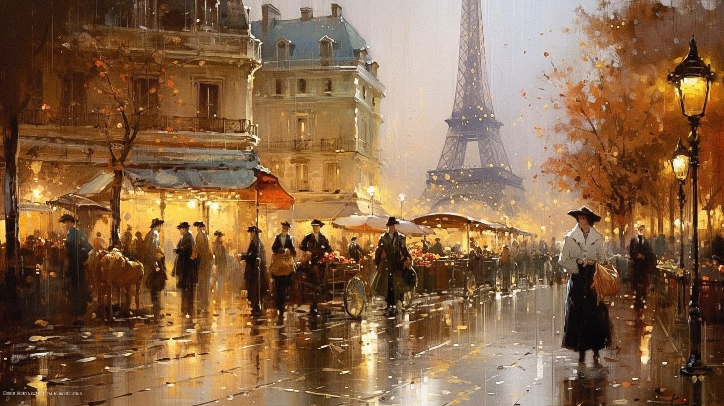 Eugene Galien-Laloue Midjourney style | Andrei Kovalev's Midlibrary