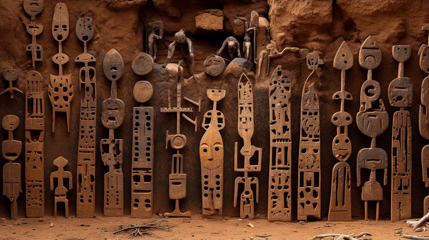 Dogon art Midjourney style | Andrei Kovalev's Midlibrary