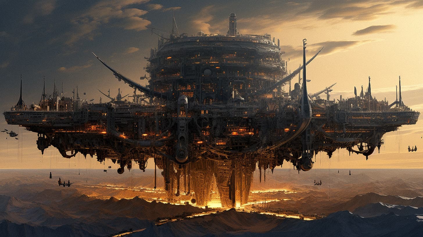 Megastructure Midjourney style | Andrei Kovalev's Midlibrary