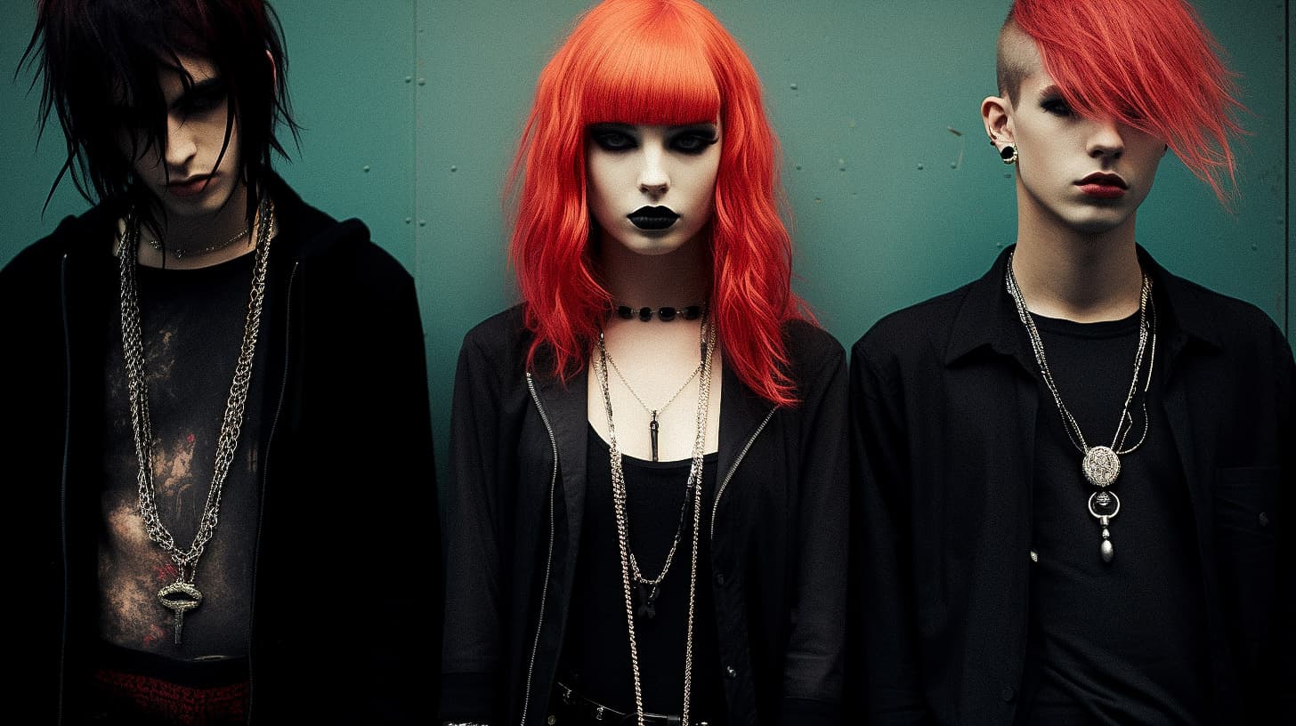 Emo fashion Midjourney style | Andrei Kovalev's Midlibrary