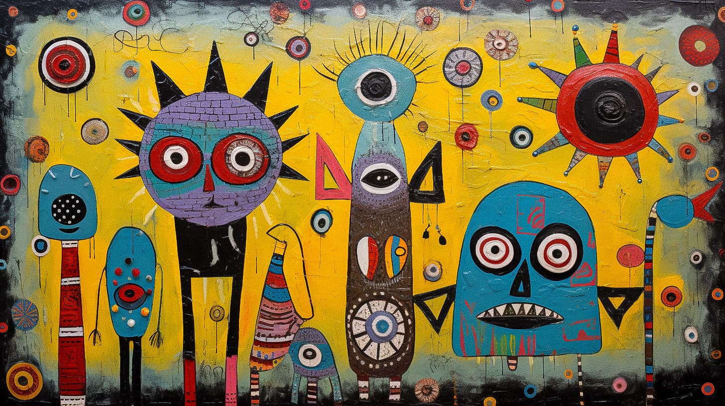 Outsider art Midjourney style | Andrei Kovalev's Midlibrary