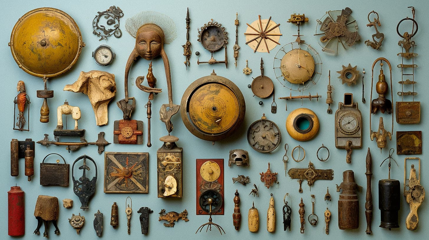 Found object art Midjourney style | Andrei Kovalev's Midlibrary