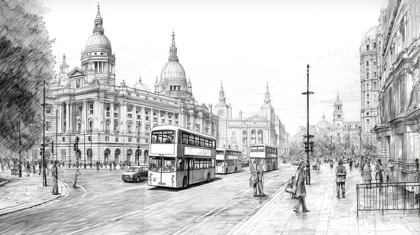 Stephen Wiltshire Midjourney style | Andrei Kovalev's Midlibrary
