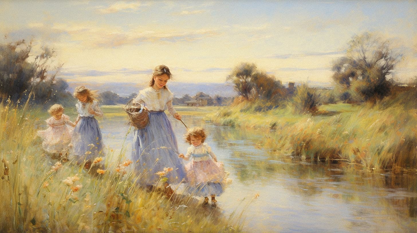 Frederick McCubbin Midjourney style | Andrei Kovalev's Midlibrary