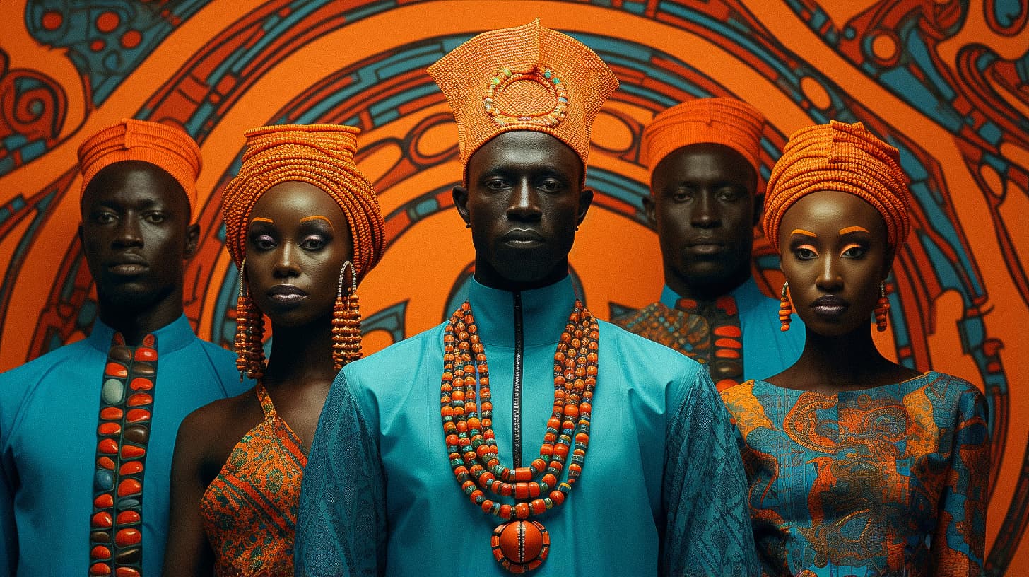 Omar Victor Diop Midjourney style | Andrei Kovalev's Midlibrary