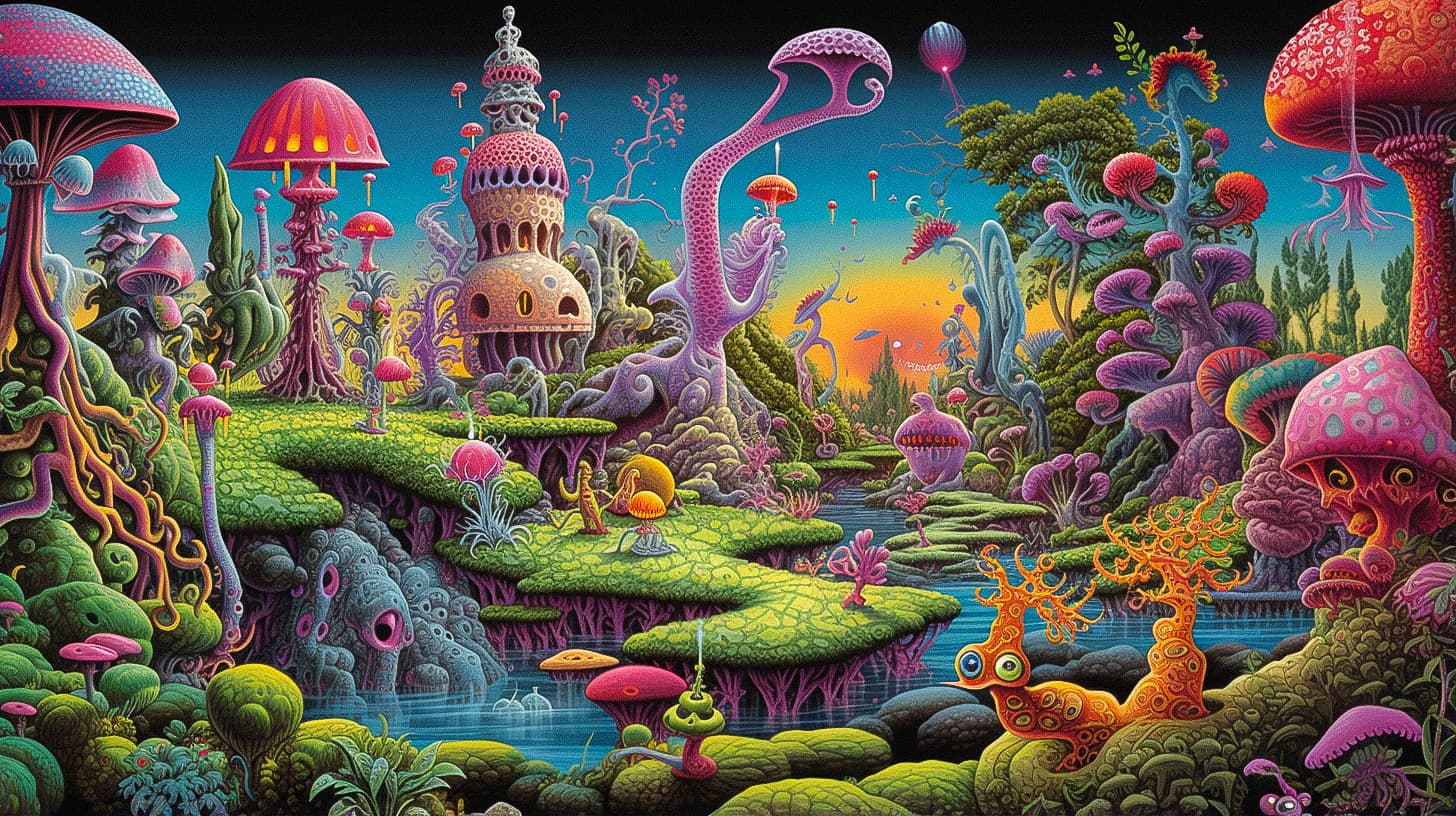 Jim Woodring Midjourney style | Andrei Kovalev's Midlibrary