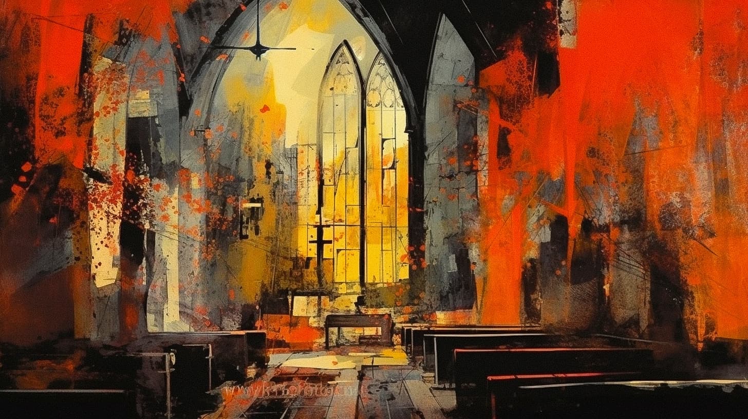 John Piper Midjourney style | Andrei Kovalev's Midlibrary