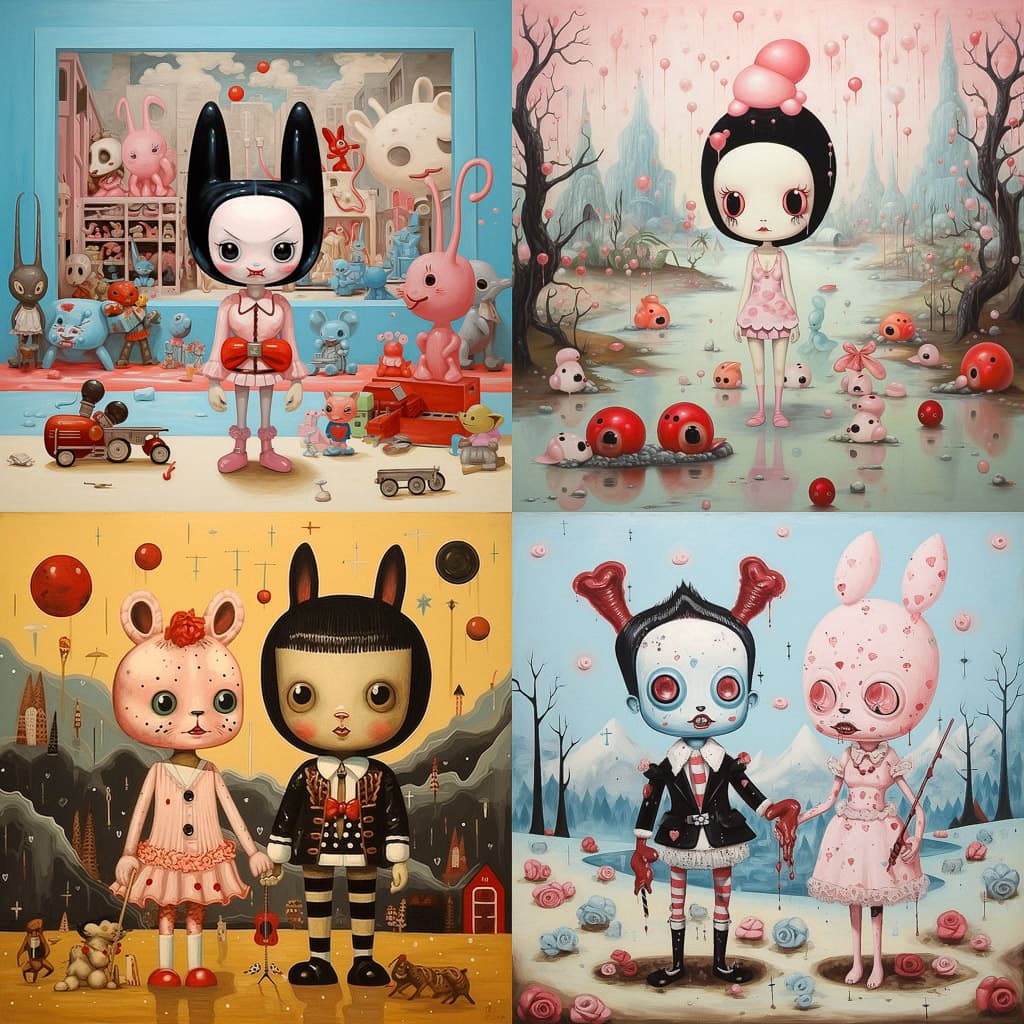 Illustrators | Midjourney AI styles collection | Andrei Kovalev's Midlibrary