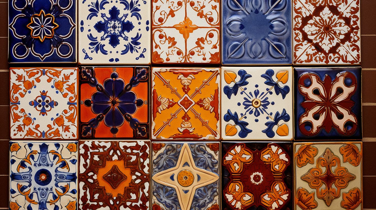 Encaustic tile Midjourney style | Andrei Kovalev's Midlibrary