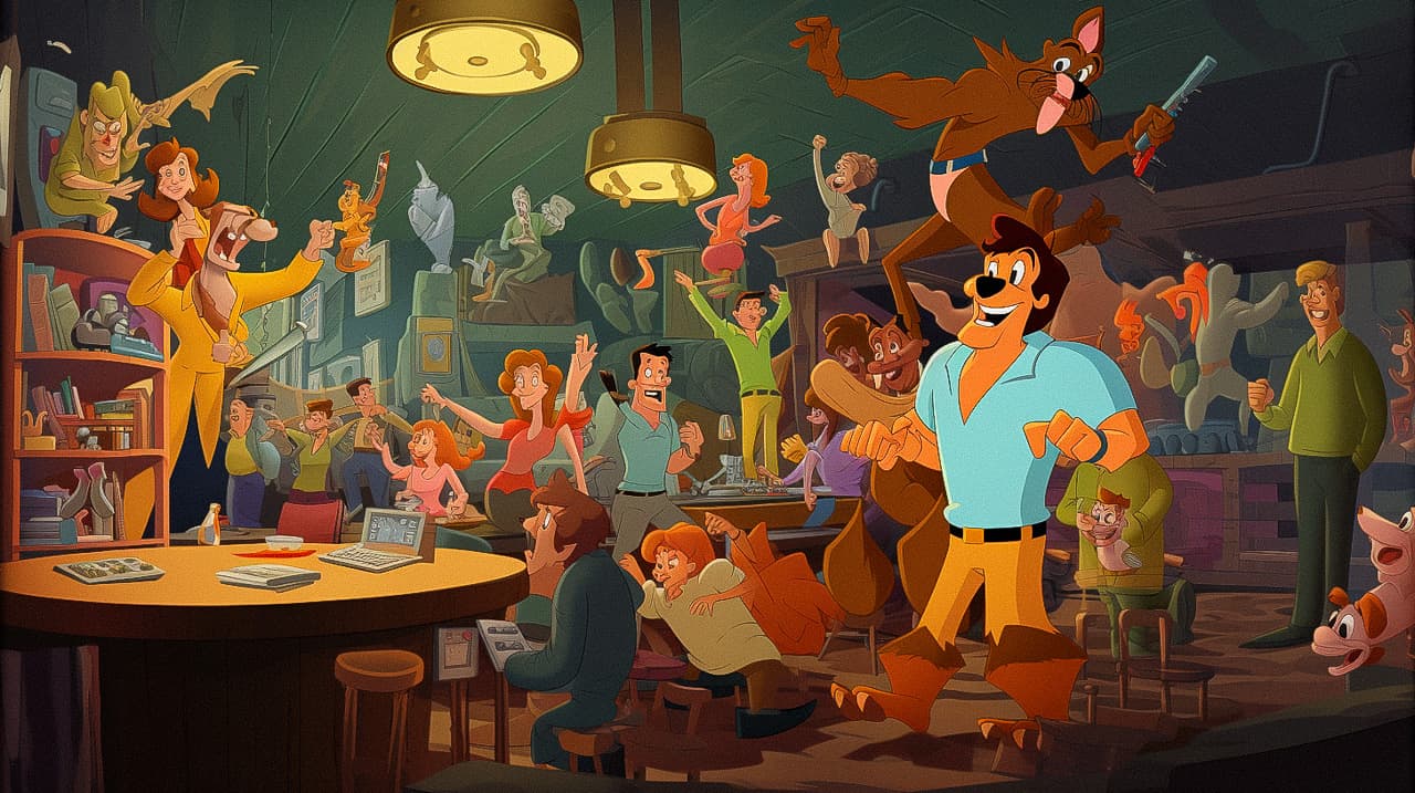 Hanna-Barbera Midjourney style | Andrei Kovalev's Midlibrary