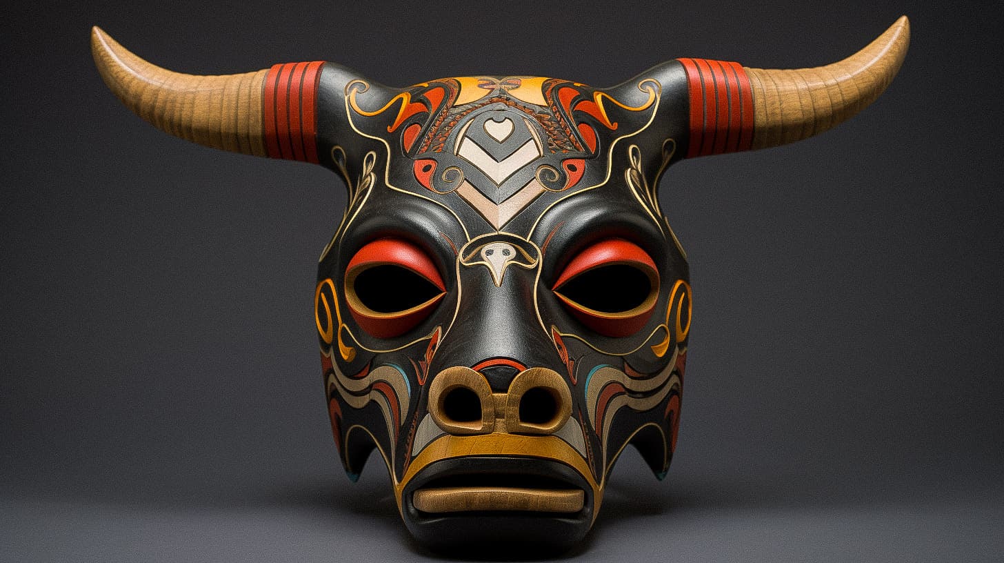 Torito mask Midjourney style | Andrei Kovalev's Midlibrary