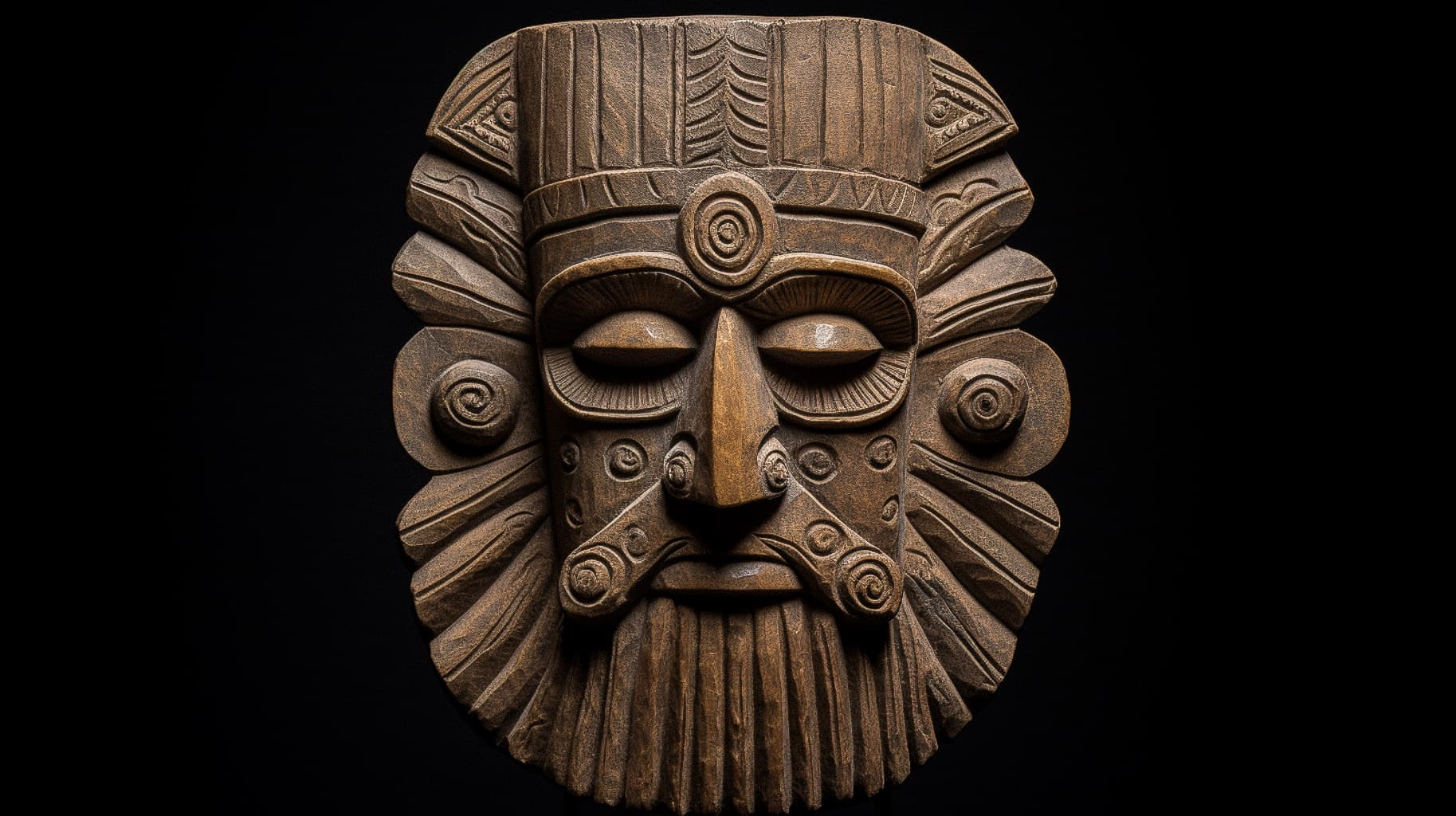 Sumerian death mask Midjourney style | Andrei Kovalev's Midlibrary