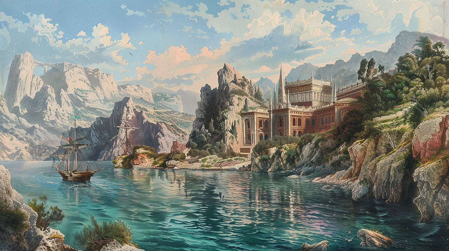 Frederick Catherwood Midjourney style | Andrei Kovalev's Midlibrary