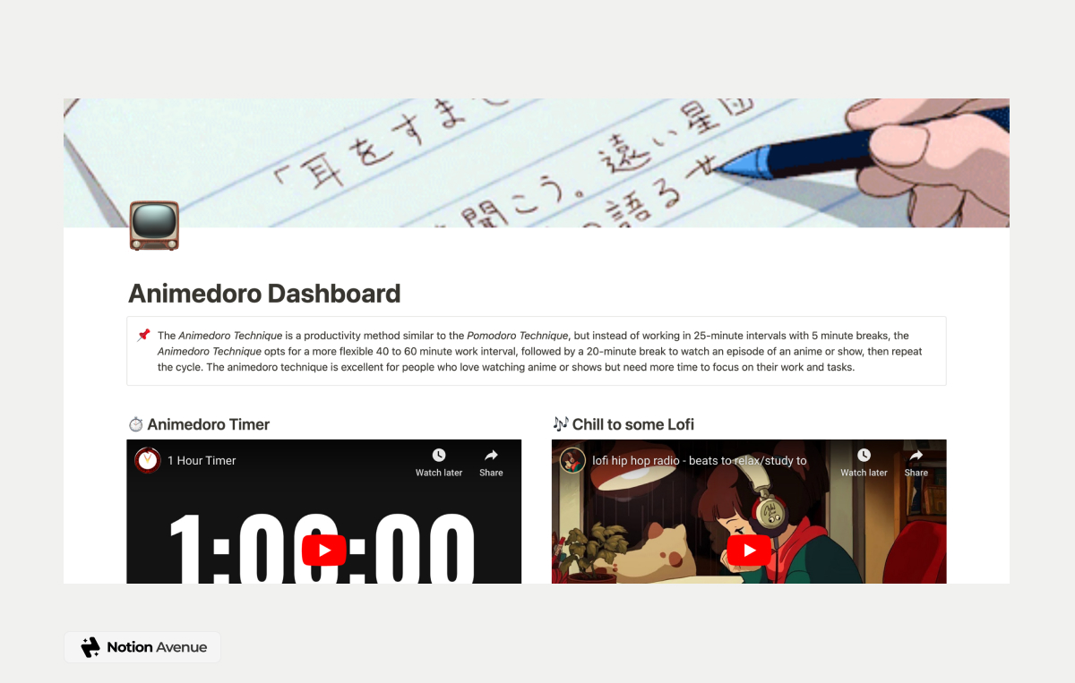 22+ Stunning Anime & Studio Ghibli Notion Templates (+ Resources)