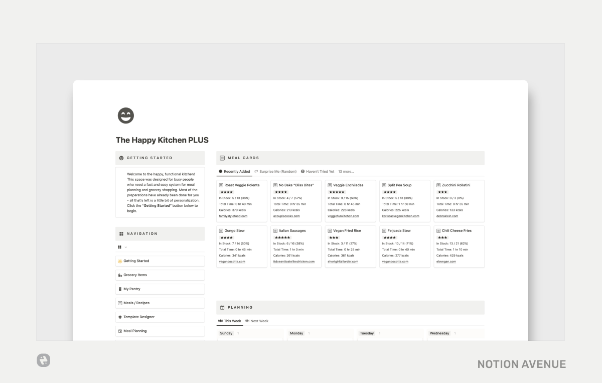 12+ Notion Meal Planner Templates (Food Diary, Recipes, and Meal Tracker)