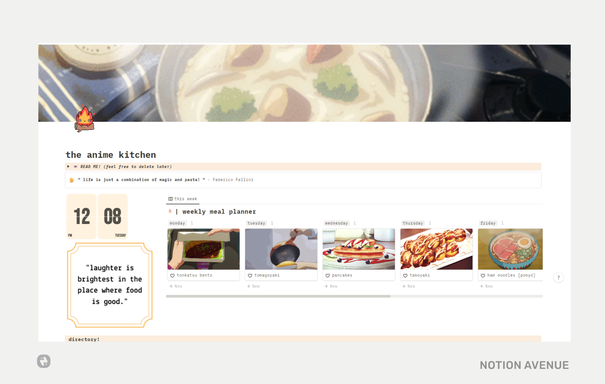 12+ Notion Meal Planner Templates (Food Diary, Recipes, and Meal Tracker)