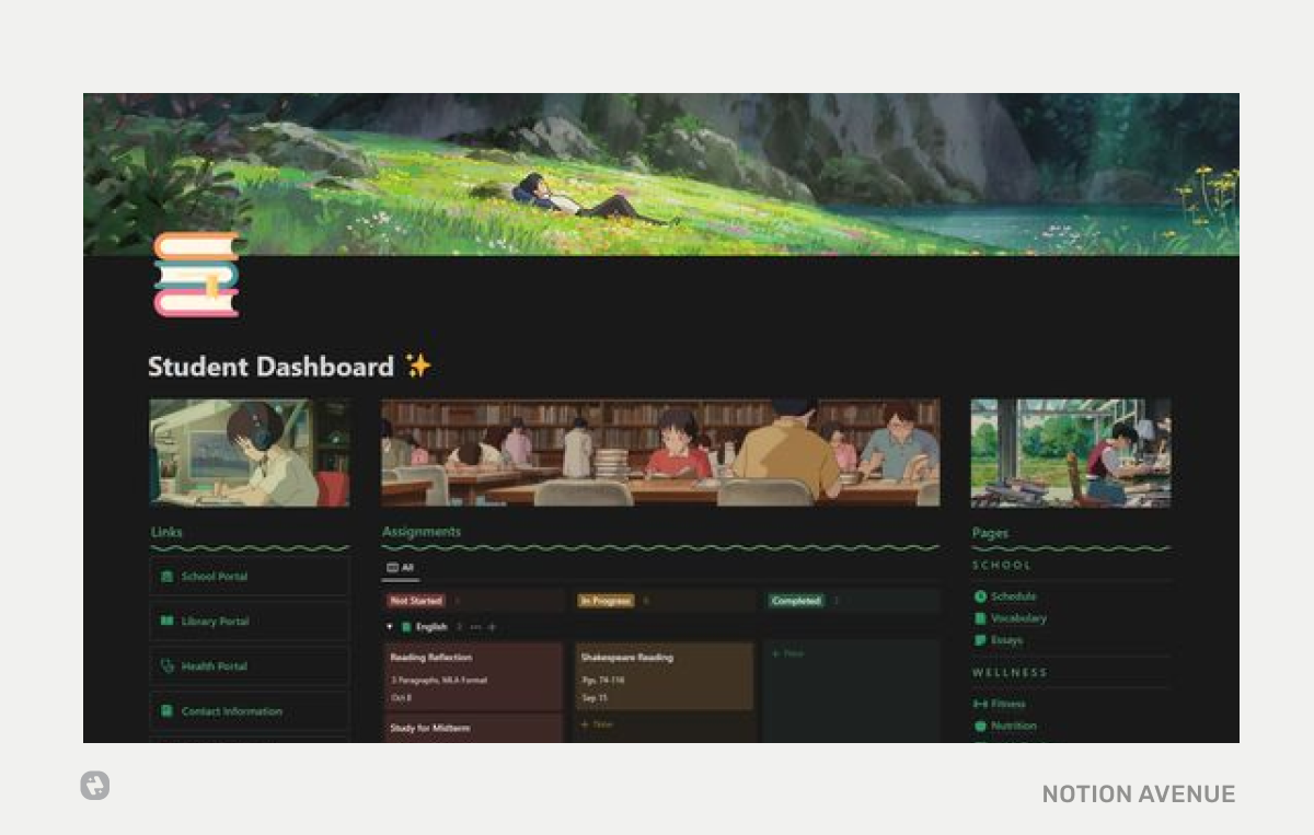 22+ Stunning Anime & Studio Ghibli Notion Templates (+ Resources)
